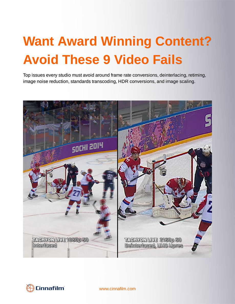 How a Great Tool Can Prevent a Major Fail - Cinnafilm